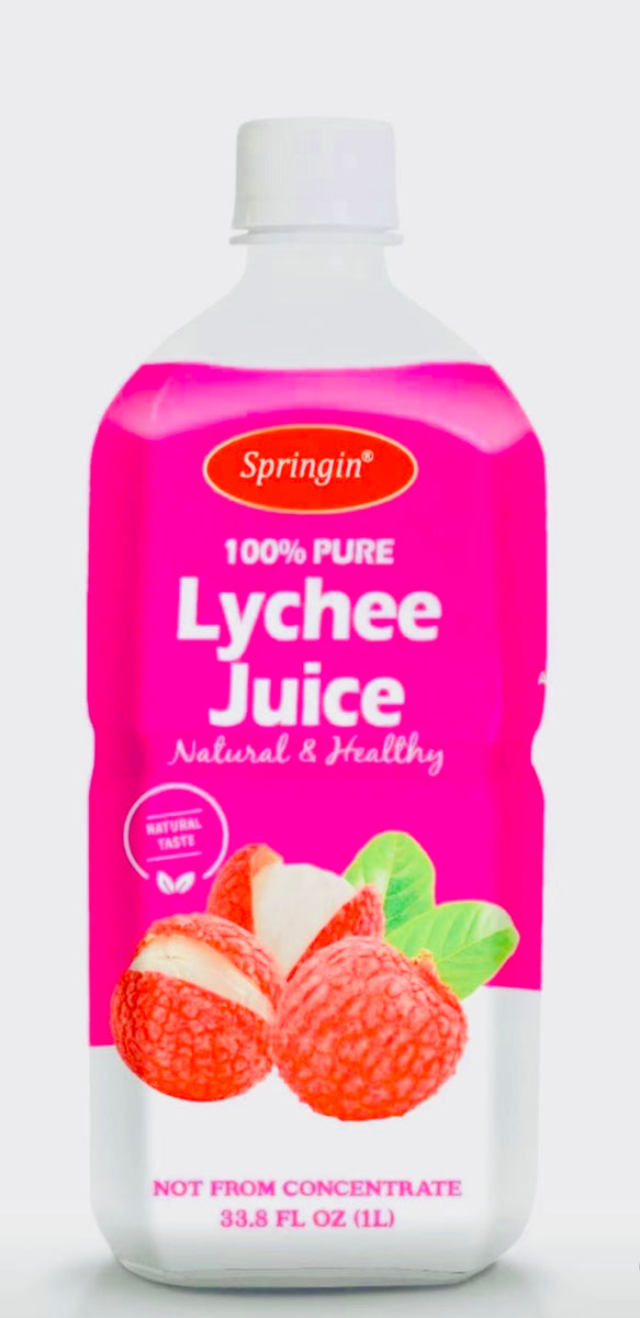 Springin • 100 % Pure Lychee Juice 12 x 1 L/Shipper – Spring International Pty Ltd