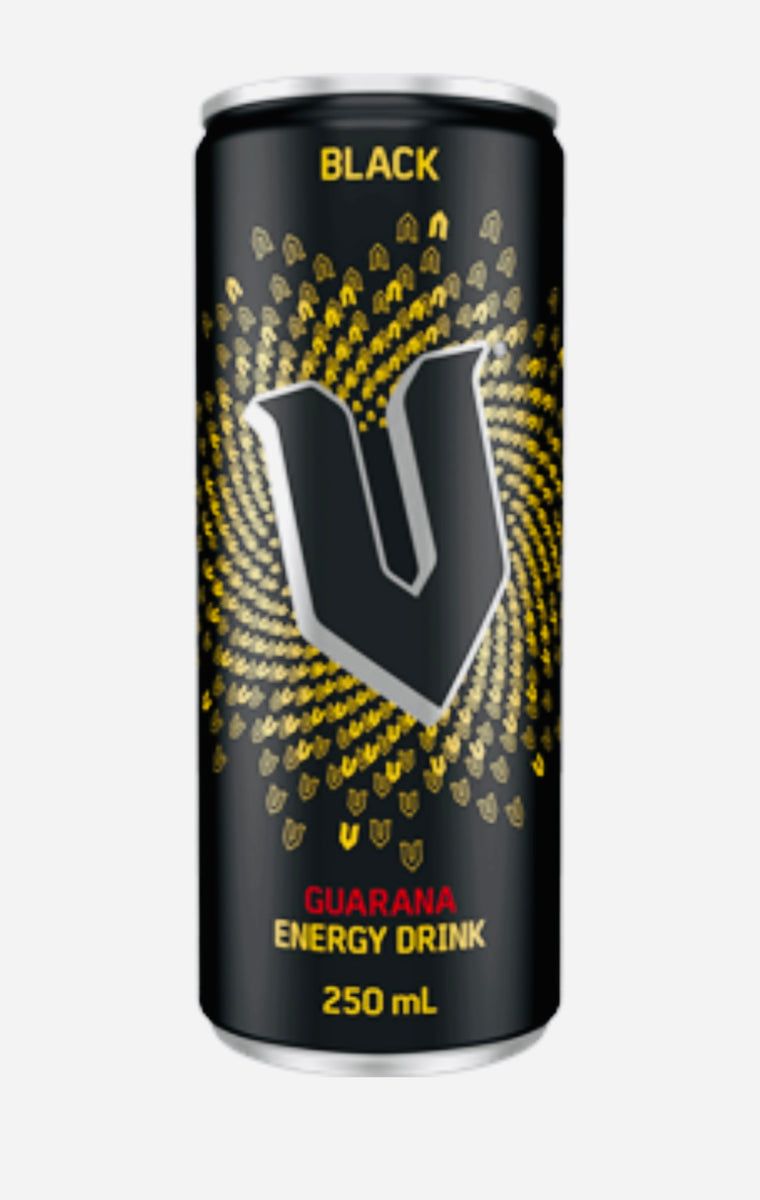 V Guarana Energy Drink • Black • 24 x 250 mL/Shipper. – Spring ...