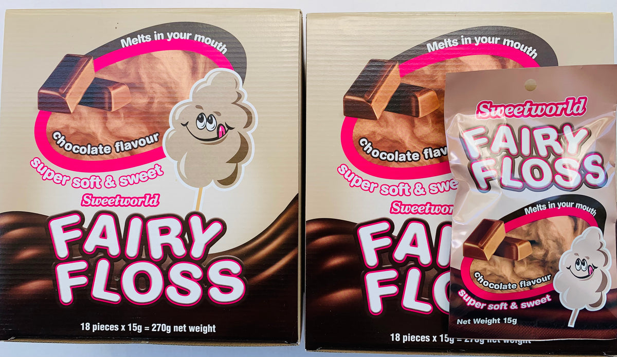 Fairy Floss • Chocolate Flavour • 18 x 15g/Outer – Spring International ...
