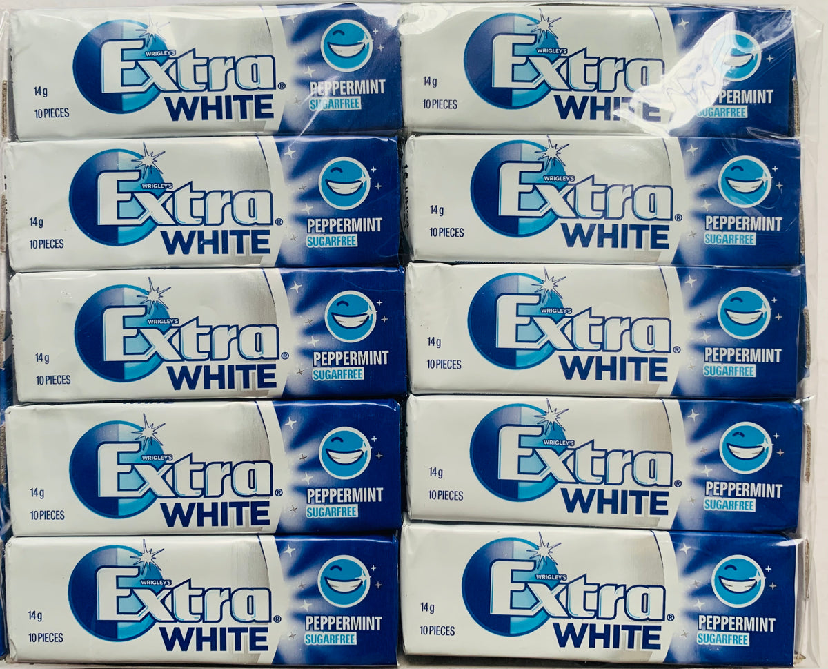 Extra White 30 x 14g/Outer – Spring International Pty Ltd