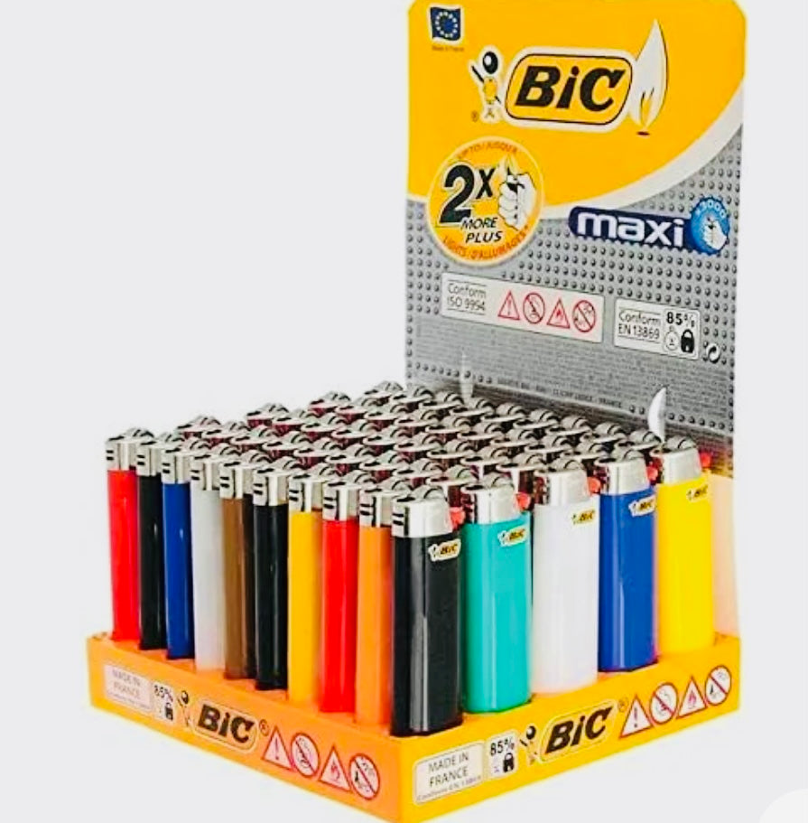 Maxi Bic Lighter 50 Pcs/Tray – Spring International Pty Ltd