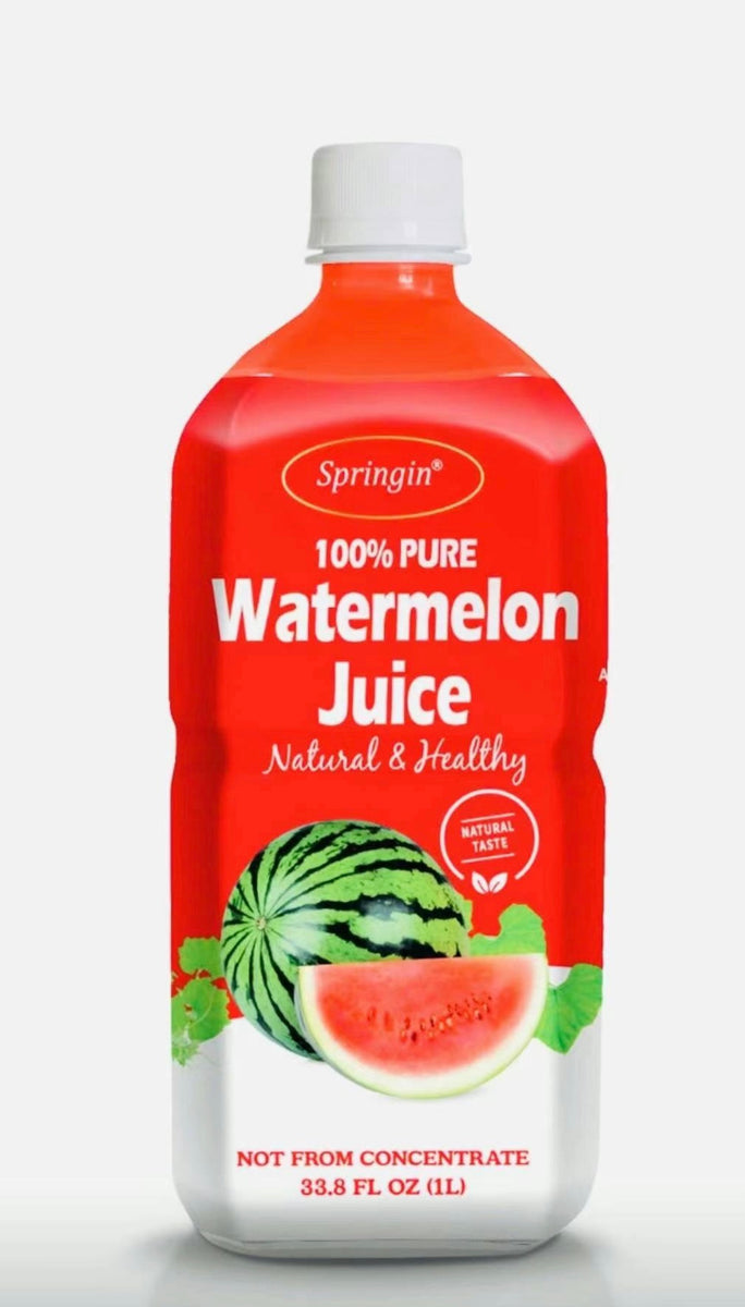 Springin · 100% Pure Watermelon Juice 12 x 1 L/Shipper – Spring ...