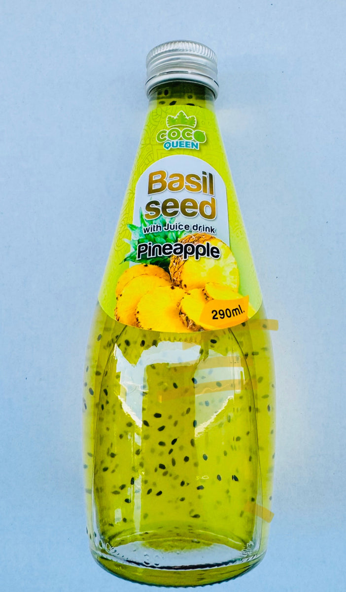Coco Queen • Basil Seed with Juice Drink • Pineapple • 24 x 290 mL/Shi ...