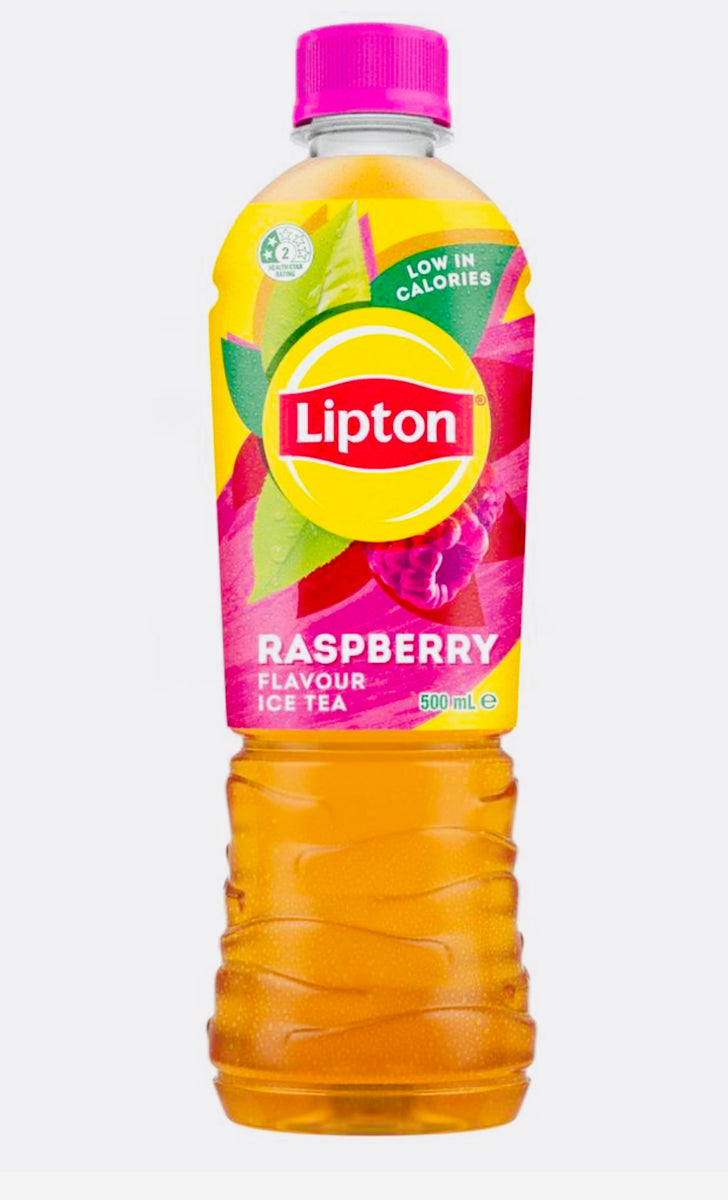 Lipton Ice Tea • Raspberry Flavour • 12 x 500 mL/Shipper. – Spring ...