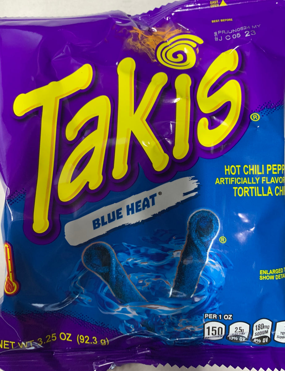 Takis • Blue Heat • 20 x 92.3g/Shipper – Spring International Pty Ltd