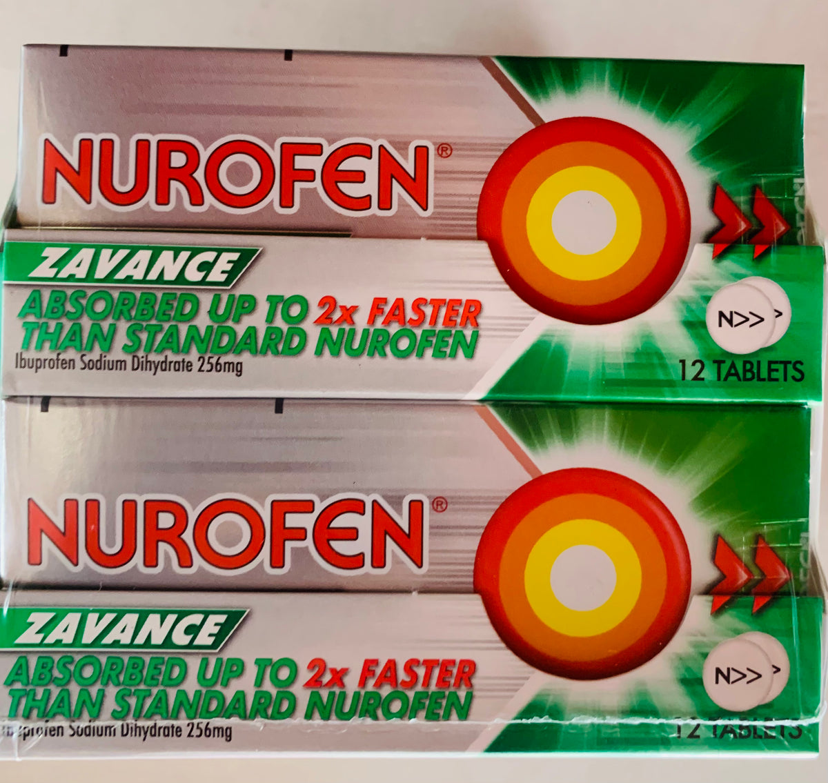 NUROFEN • ZAVANCE • $4.00/12 Tablets, 2x6x12 Tablets/Outer – Spring ...