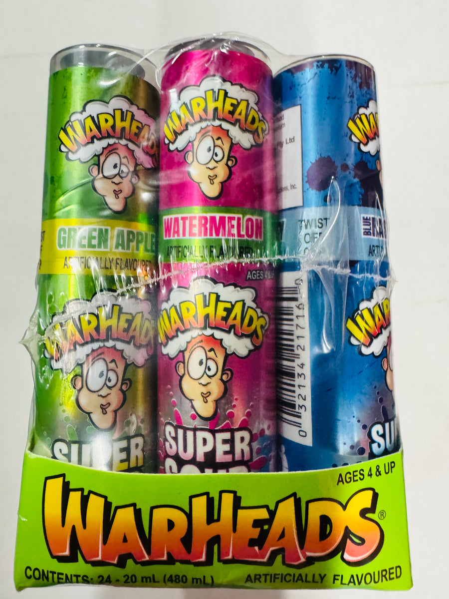 Warheads Sour Spray • 24x30mL/Outer – Spring International Pty Ltd