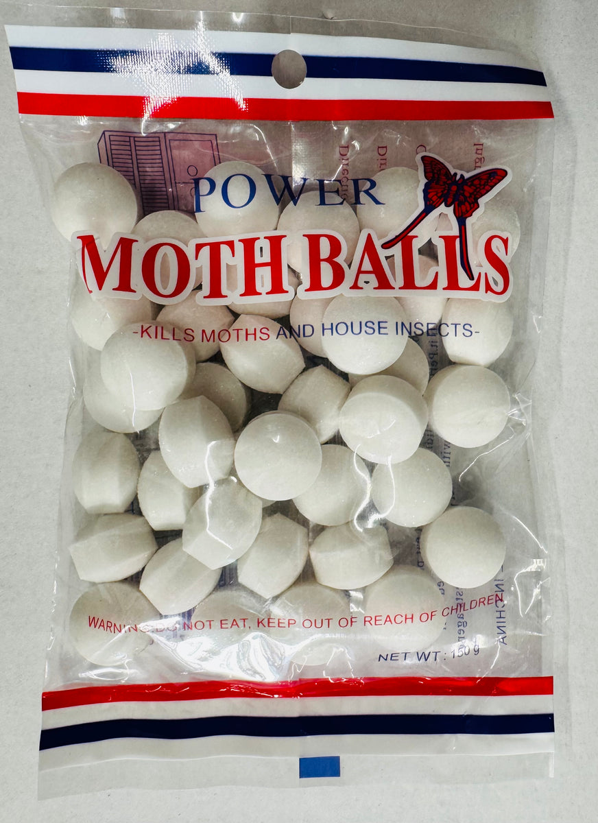 Mothballs • 150g/Bag, 50x150g/Shipper. – Spring International Pty Ltd