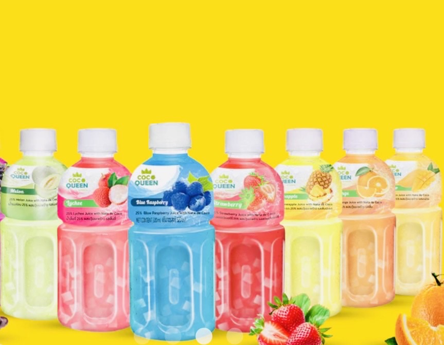 COCO QUEEN • 1) Melon, 2) Lychee, 3) Blue Raspberry, 4) Strawberry, 5 ...