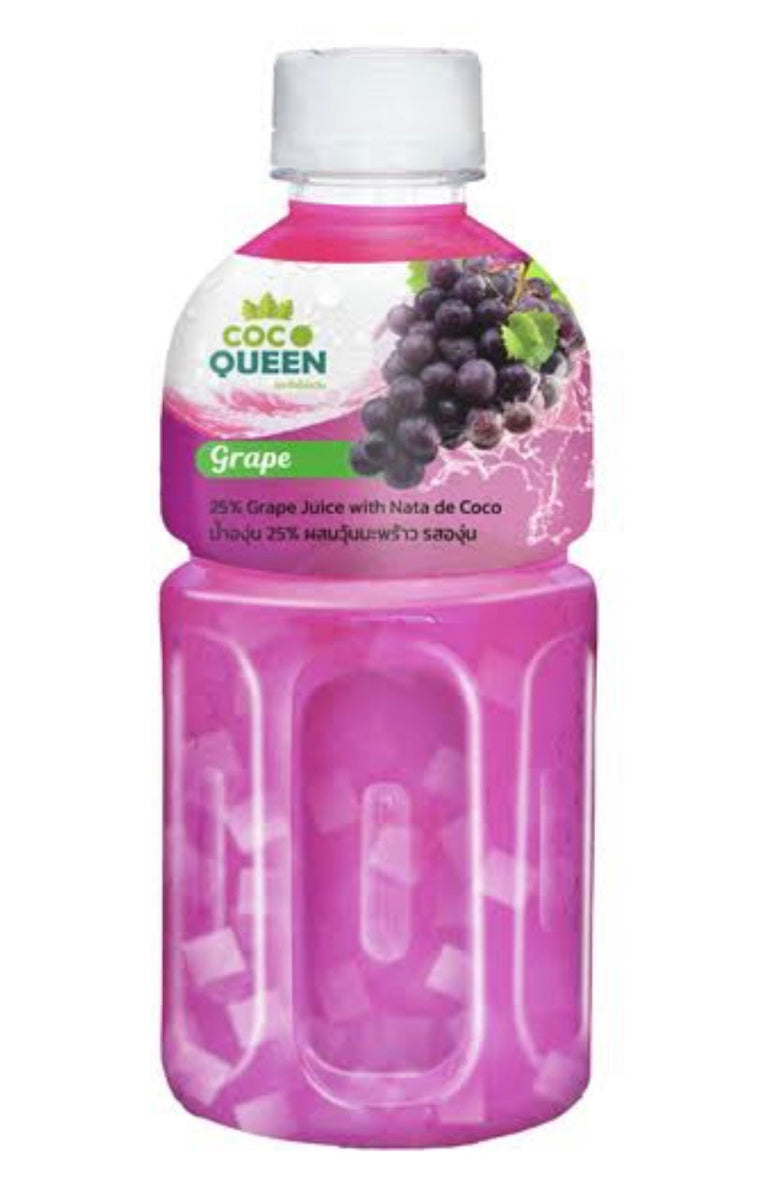 COCO QUEEN • Grape Flavour • 4 Packs x 6 Bottles x 320mL/Shipper ...