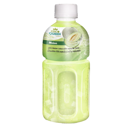 COCO QUEEN - MELON Fruit Juice with Nata De Coco (4 Packs x 6 Bottles ...